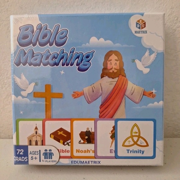 Toys | Bible Memory Match Classic Memory Game For Kids Educational ...